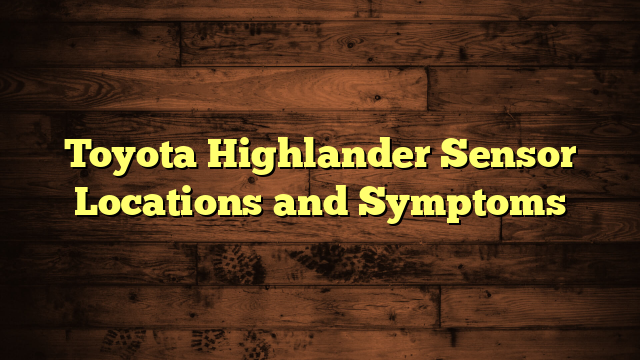 4L80E Speed Sensor Location; Symptoms and Replacing Guide - Sensor Guides